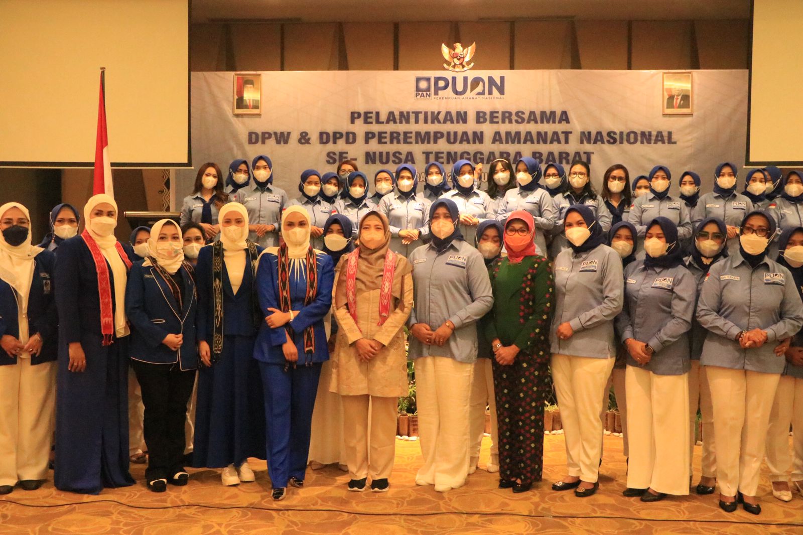 Hadiri Pelantikan DPW dan DPD PUAN, Ummi Rohmi, Dorong Perempuan NTB ... Hadiri Pelantikan DPW dan DPD PUAN, Ummi Rohmi, Dorong Perempuan NTB ...